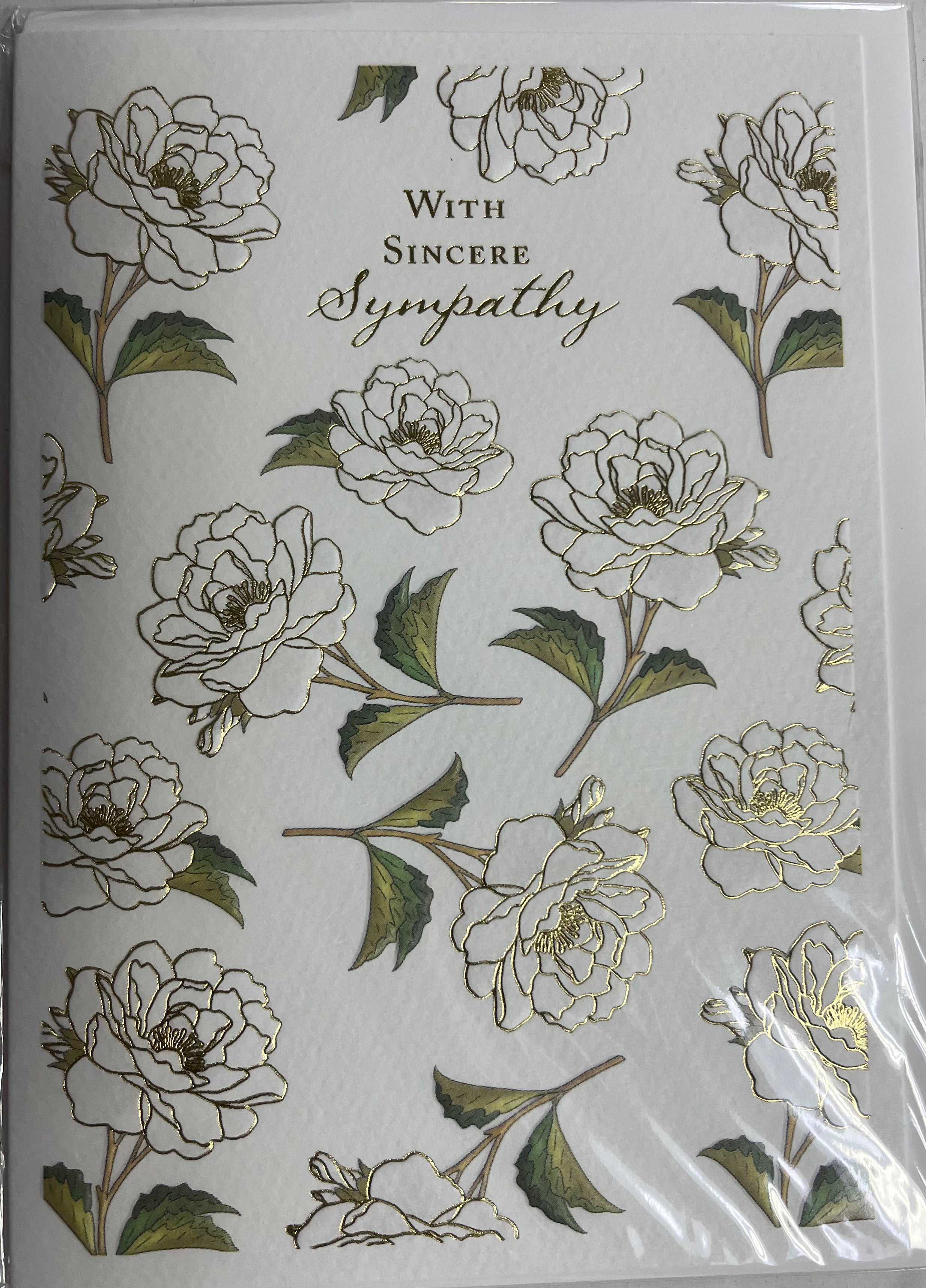 With Sincere Sympathy card – Decors de France